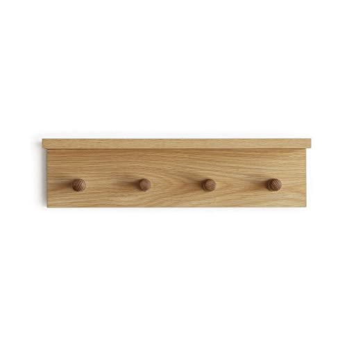 XAOMLP Entrance Coat Rack ,Coat Hooks, Wall-Mounted Wooden Hook Rack, Wall-Mounted Shelves are Very Suitable for Your Entrance, mud Room, Bathroom, etc(1pcs)