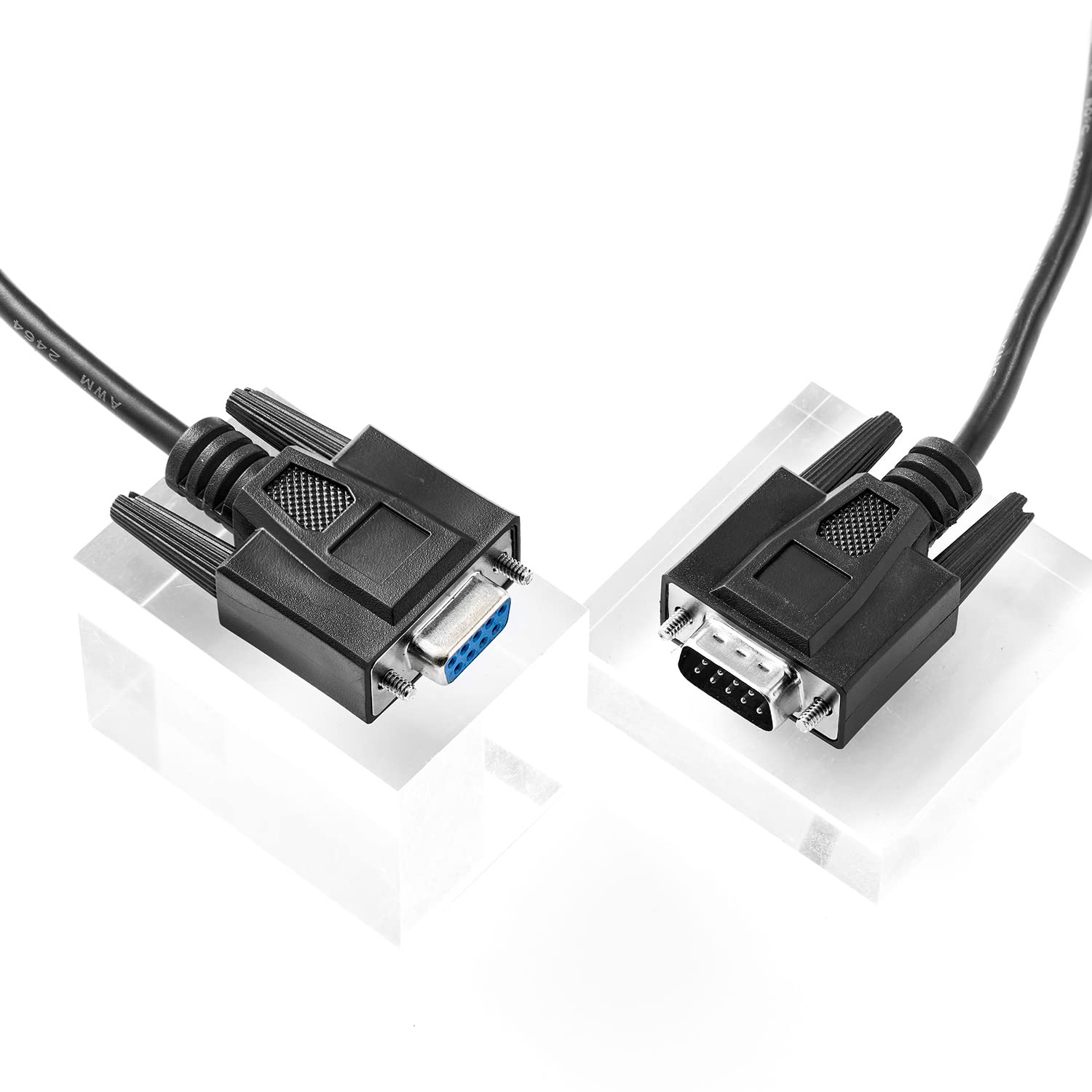 RJ45 to DB9 Console Cable, 1.8m/6ft RS232 to RJ45 Console Cables Serial Port Management Adapter Compatible with Cisco Router Switch