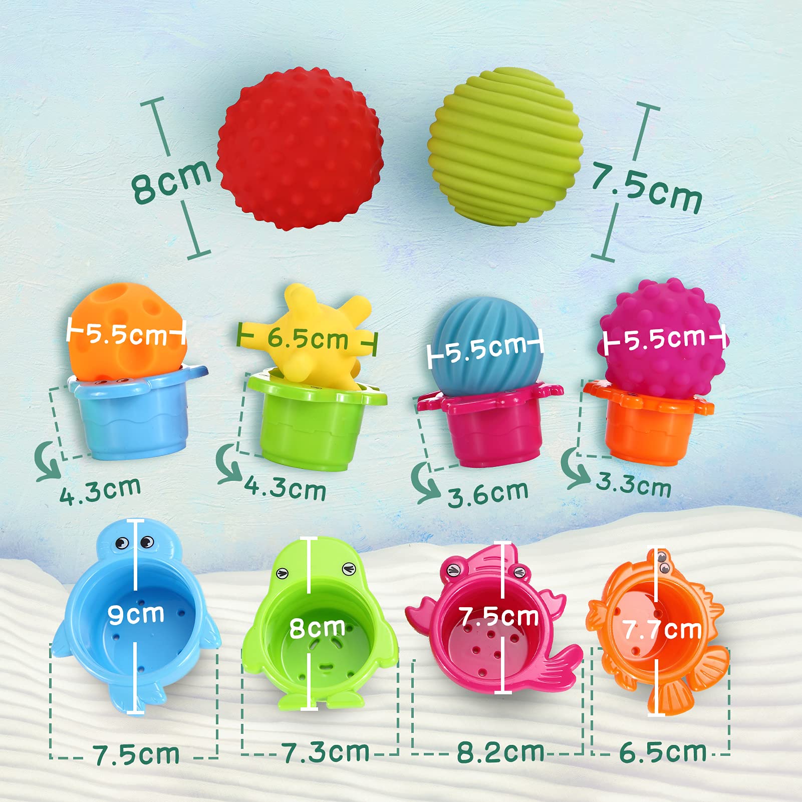 Lemostaar Baby Blocks Balls & Buddies Se
