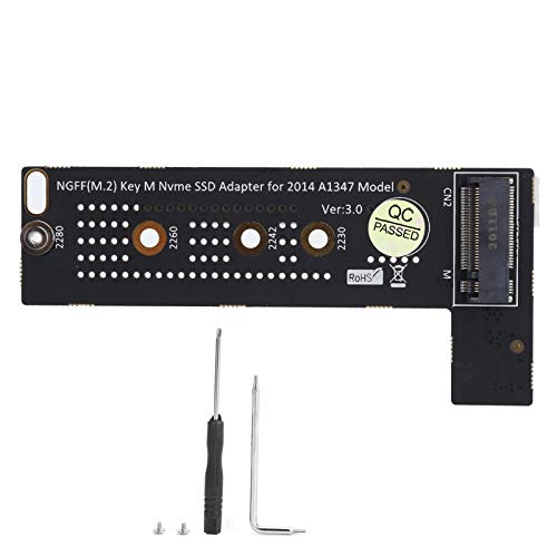 Zyyini Bindpo SSD Converter, M.2 NGFF MKey NVME SSD Converter Card Adapter Module for OS Computer Mini A1347 Model 2014, for M Key SSD