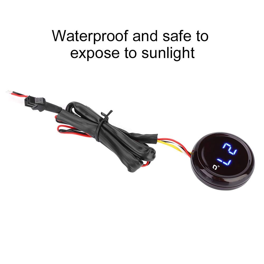 KIMISS Digital LCD Engine Temp Gauge, Universal Digital Thermometer Water Temperature Meter Gauge (Blue Light)