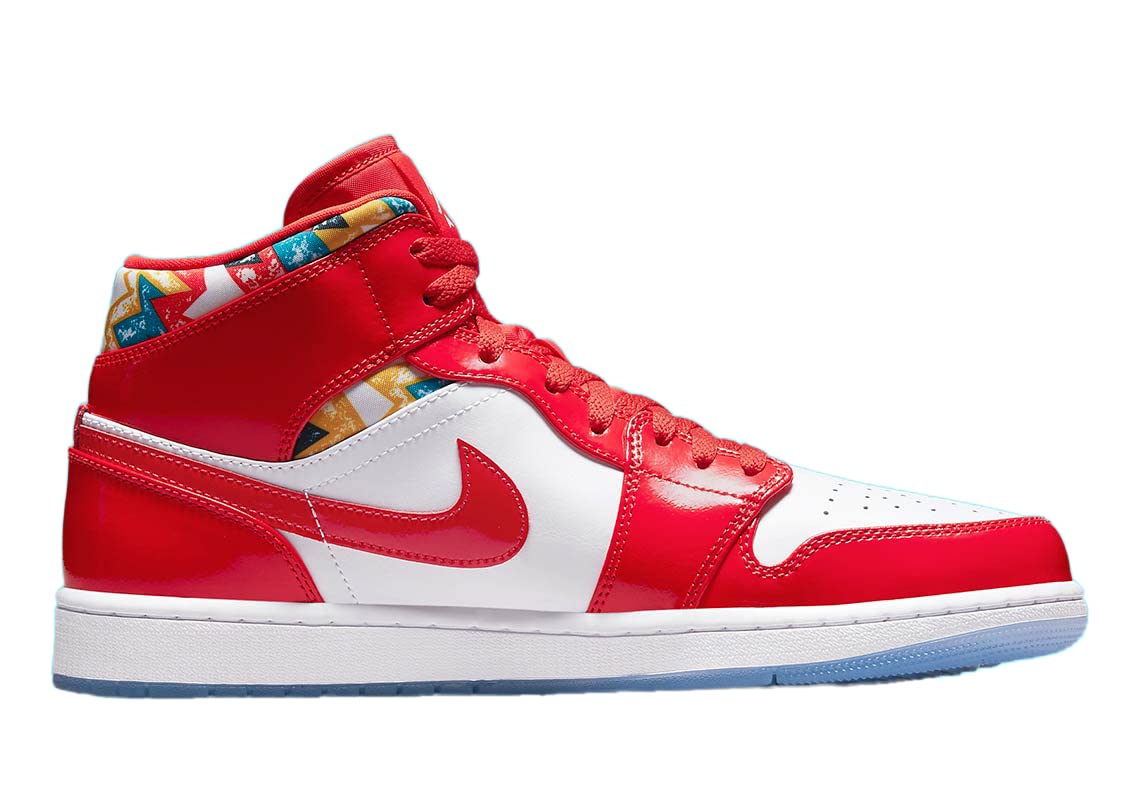 Jordan Mens Air 1 MID SE DC7294 600 Barcelona Sweater - Size 9.5