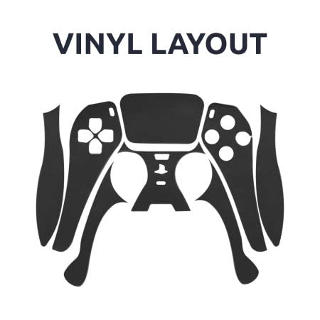 Olixar Controller Skin for PS5 Controller - Dualsense cover - Enhanced Grip - Midnight Black