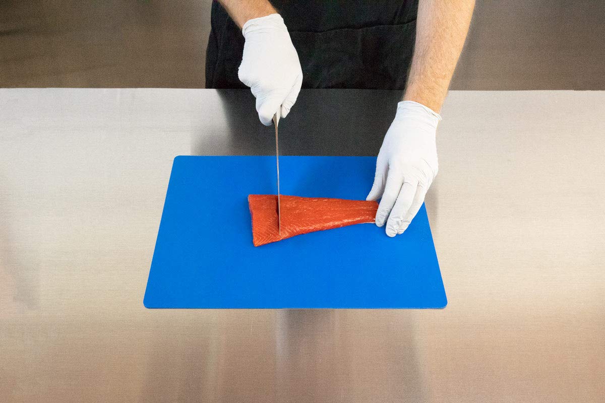 Professional Kitchen Cutting Board Mats - Flexible 4 Color Set, 15 x 12 Inch NSF