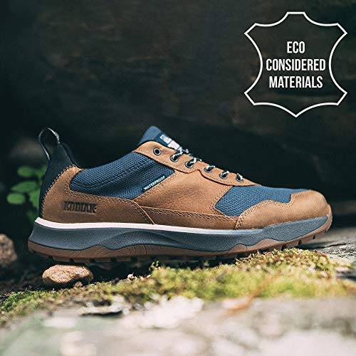 Kodiak Men's Low-Cut Skogan Waterproof Hiking Shoe, Gold/Blue, 11