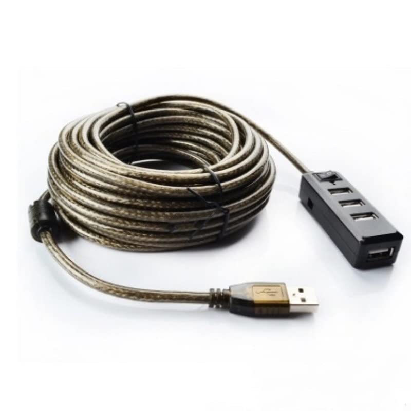Two 10m 4-Port hub Splitter USB2.0 Splitter