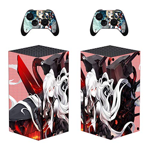 KAJAL MANI Vinyl Skin Sticker Decal Wrap for X-box-One-Series X Console Skin Set Ecchi Girl