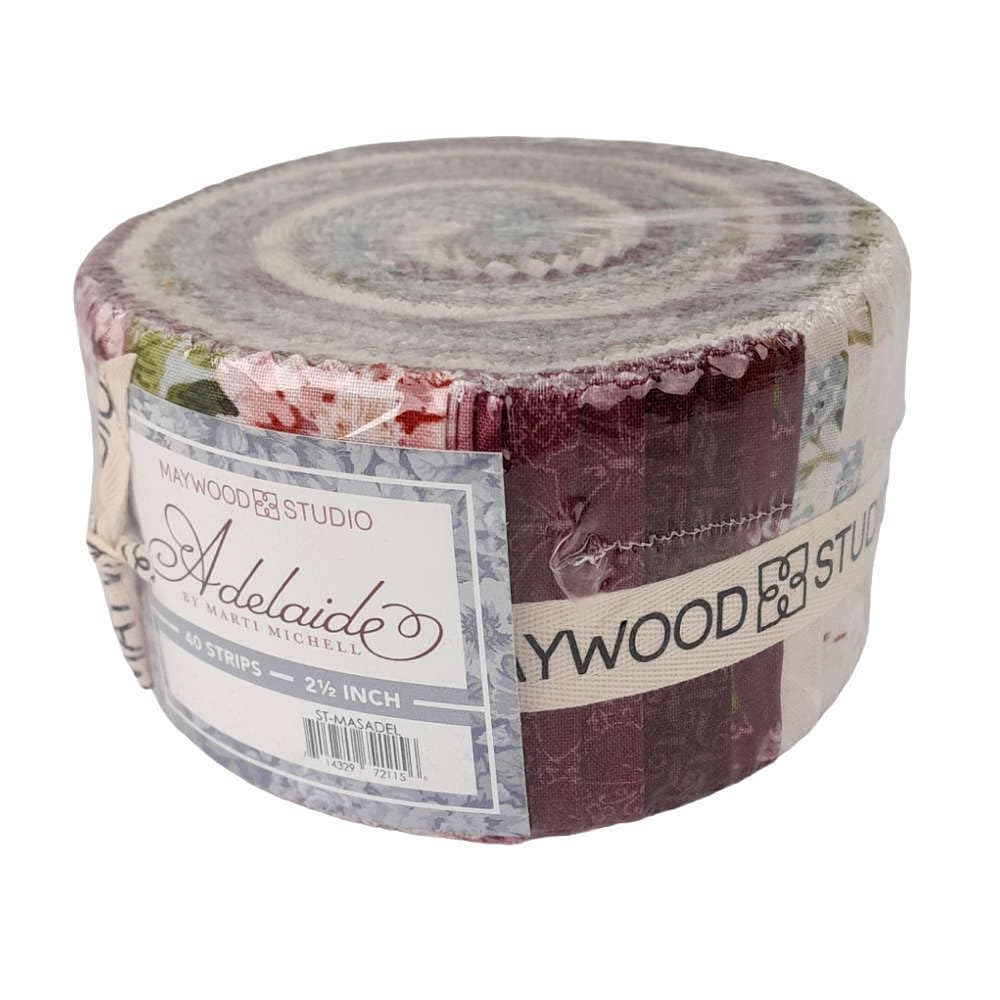Jelly Roll Fabric Strips for Quilting - Precut 2.5 x 44 Inch 40 Pieces - Lovely Bunch