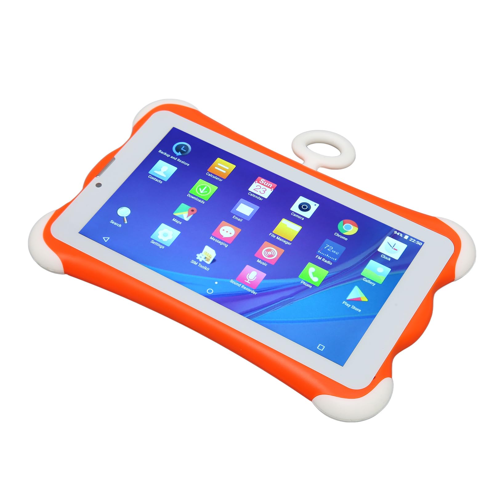 Kufoo Kids Tablet, 7 Inch 1280x800 100‑240V WiFi Kids Tablet 128GB Expandable Storage for Watching TV (US Plug)