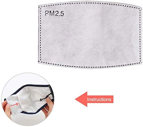KellyKessa 8 Pack Washable stylish covering Face Mask with 20 Cotton Filter Sheet,Washable Reusable Protection Cover with Breathing Valve