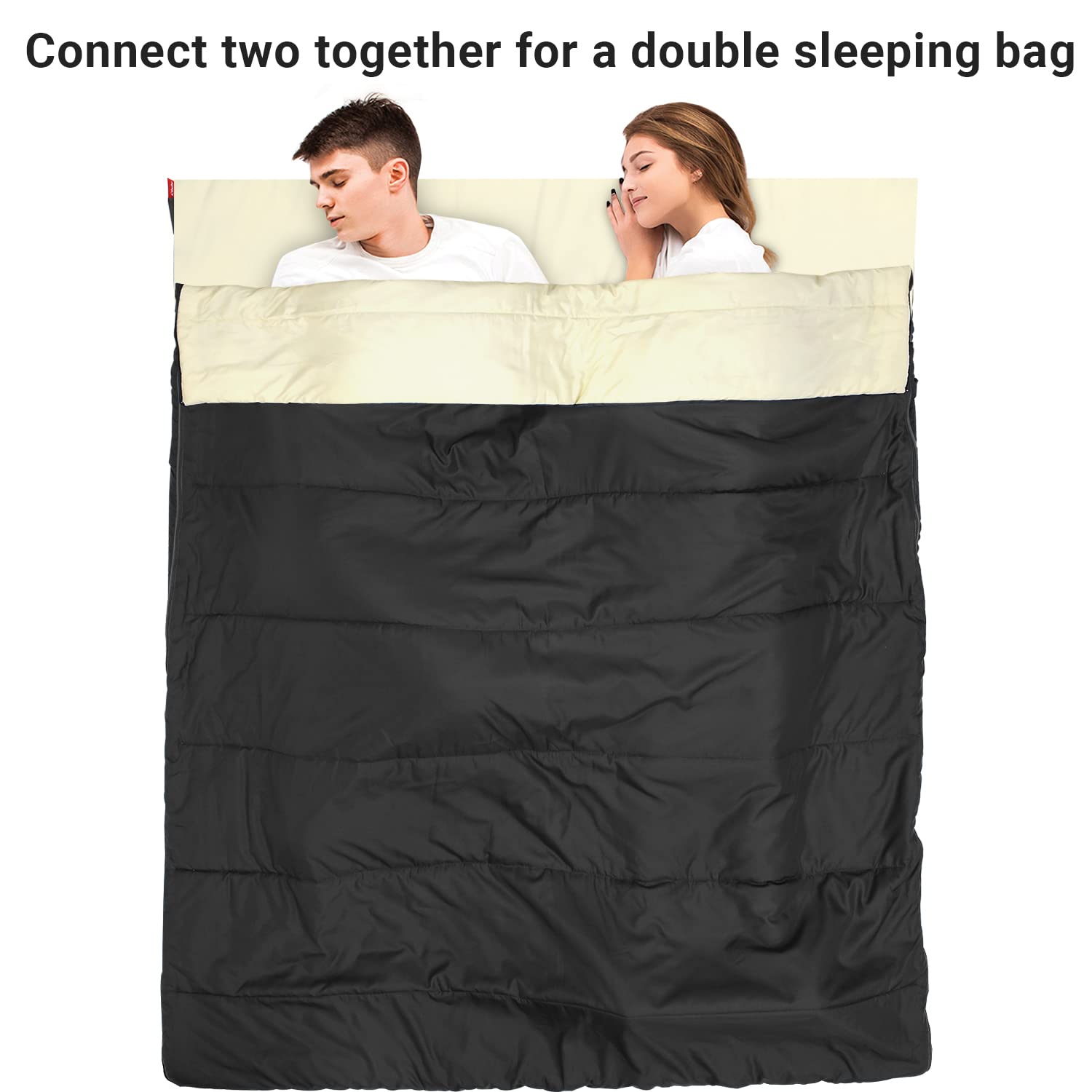 Ohuhu Lightweight Sleeping Bag for Backpacking - Summer Sleeping Bag Compact Ultralight Sleep Bag with Compression Sack for Adults Warm Weather Outdoor Camping Backpacking Hiking