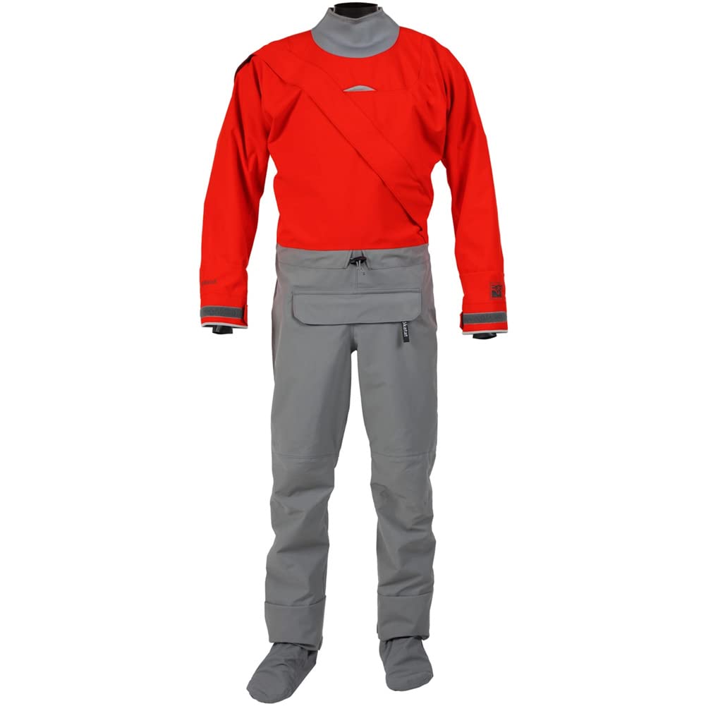 Kokatat Men's Legacy Gore-TEX Pro Dry Suit-Red-L