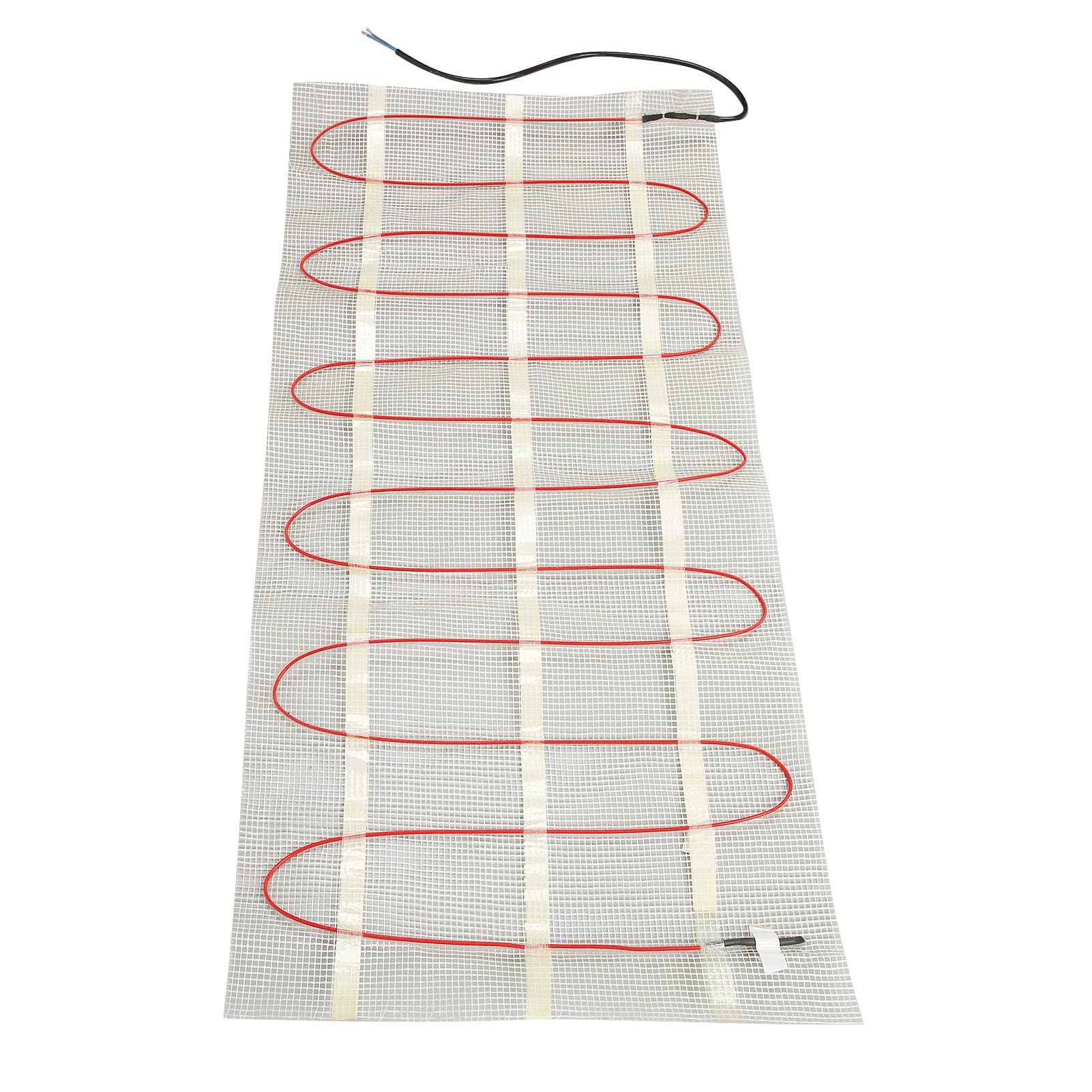 Kadimendium Underfloor Heating Mat, 3㎡ Electric Floor Heating System PEP Insulation Easy Installation 360W Cuttable for Study(#1)