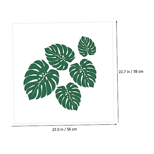 LIGHTAOTAO 1 Sheet Botanical Wallpaper Removable Wallpaper Leaf Stickers Plant Wallpaper Botanical Stickers Greenery Wallpaper Decorative Stickers Leaf Wallpaper Accessories Leaves PVC
