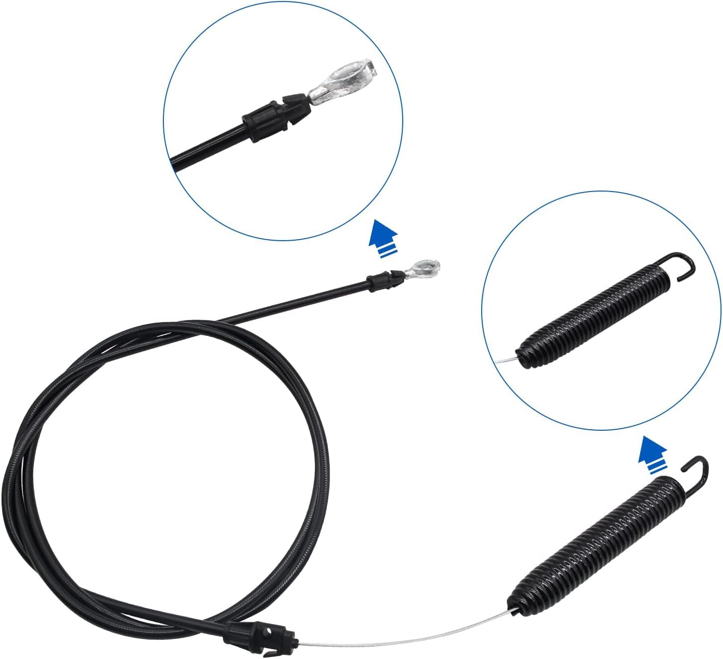 jiangxiu 435111 532435111 197257 Deck Engagement Clutch Cable Fits for AYP Husqvarna Craftsman Poulan 197257 435111 532435111