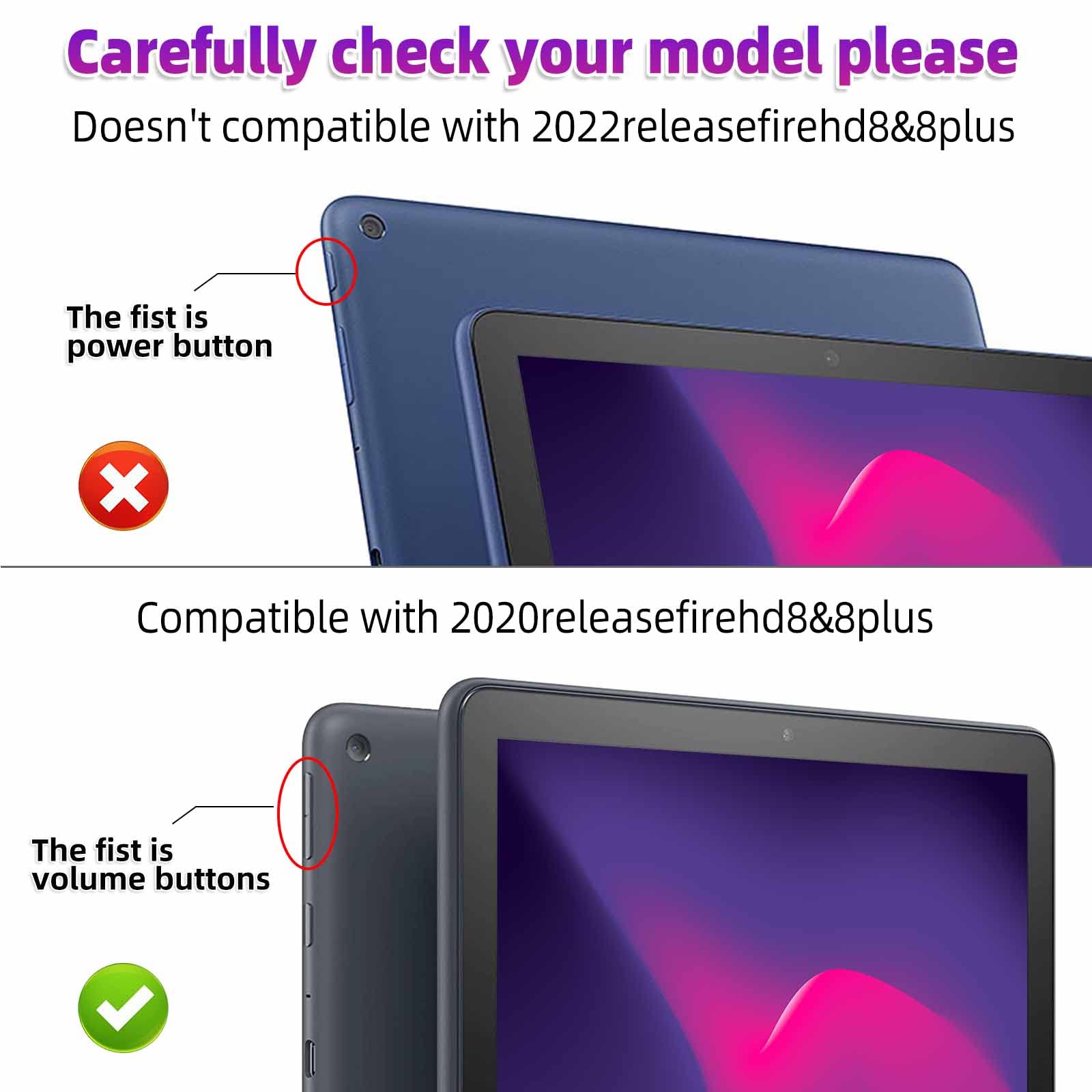 ROISKIN for for 2020 Released Tablet 8/8 Plus 10th Generation,Not for Samsung Case