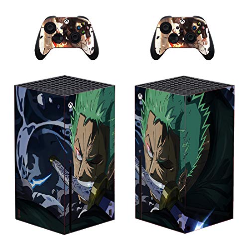 KAJAL MANI X-box-One-Series X Skin Set Pirate King HD Printing Faceplate Protective for Console, Controller Skin Decal