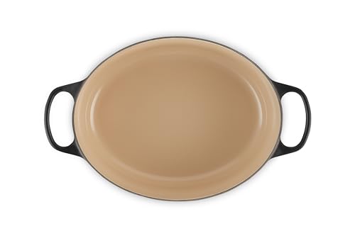 Le Creuset Enameled Cast Iron Signature Oval Dutch Oven, 6.75 qt., Licorice
