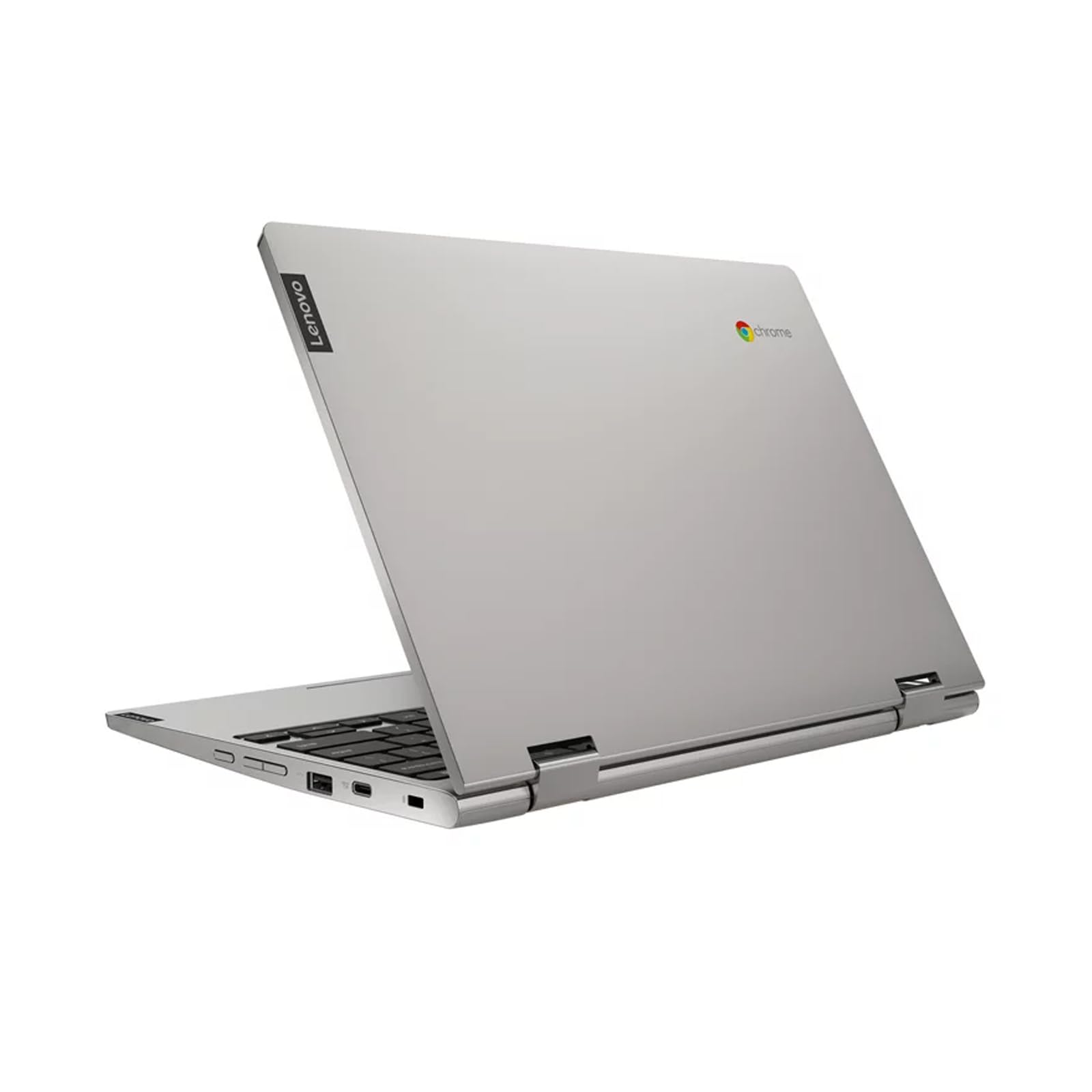 Lenovo Chromebook C340 2-in-1 Convertible Laptop, 11.6" HD Touchscreen, Intel Celeron N4000(1.1GHz), 4GB DDR4 RAM, 32GB eMMC, USB Type-C, Bluetooth, Webcam, Chrome OS, Platinum Gray, EAT 64GB SD Card