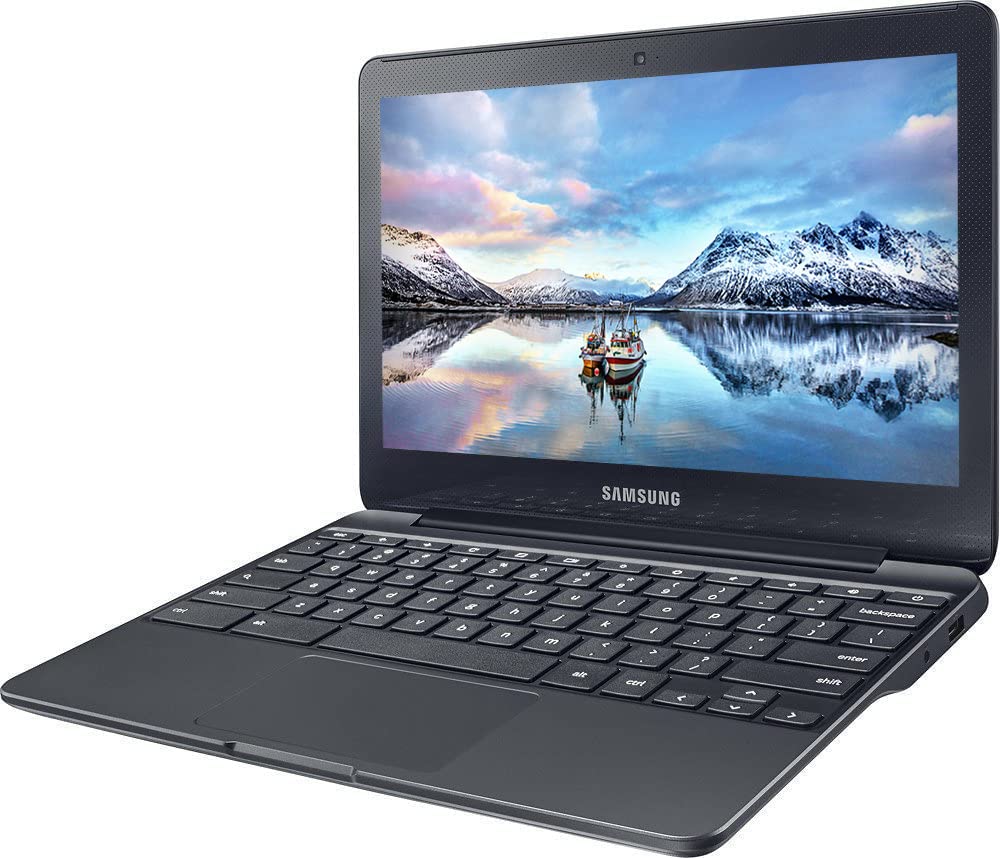 Samsung 11" HD Light-Weight Chromebook, Intel Celeron Processor Up to 2.40GHz, 4GB Ram, 16GB SSD, Super-Fast WiFi, HDMI, Chrome OS, Dale Black (Dale Black) (Renewed)