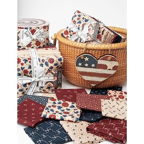 Kansas Troubles Freedom Road Jelly Roll 40 2.5-inch Strips Moda Fabrics 9690JR