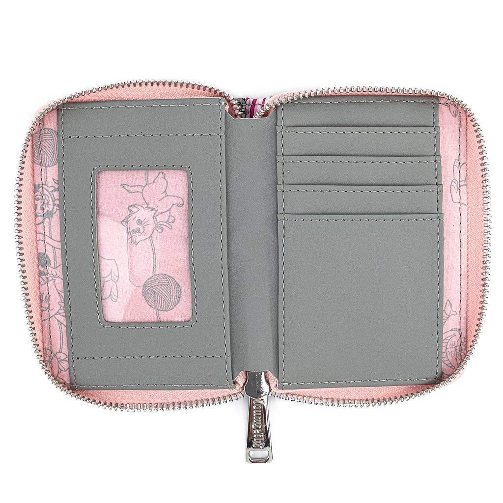 Loungefly Disney Cats Faux Leather Zip Around Wallet