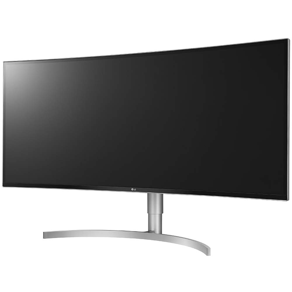LG 38WK95C-W 38 Inch Class 21:9 Curved UltraWide WQHD+ Monitor with HDR 10 Bundle with Deco Gear HDMI Cable 2 Pack + Gamer Surface Mousepad + Screen Cloth