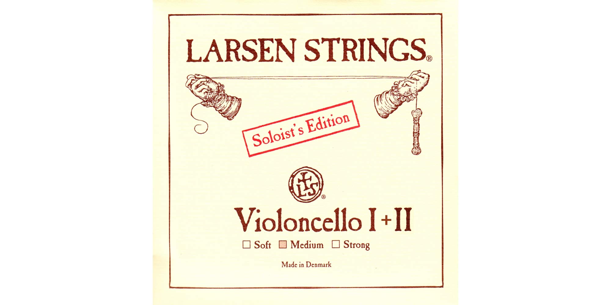 Larsen 4/4 Cello Soloist A and D Combo Pack Medium Gauges