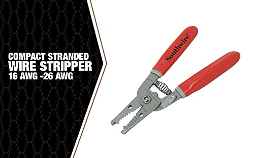 Southwire - 58278240 Tools & Equipment S1626STR Compact Solid and Stranded Wire Stripping Tool