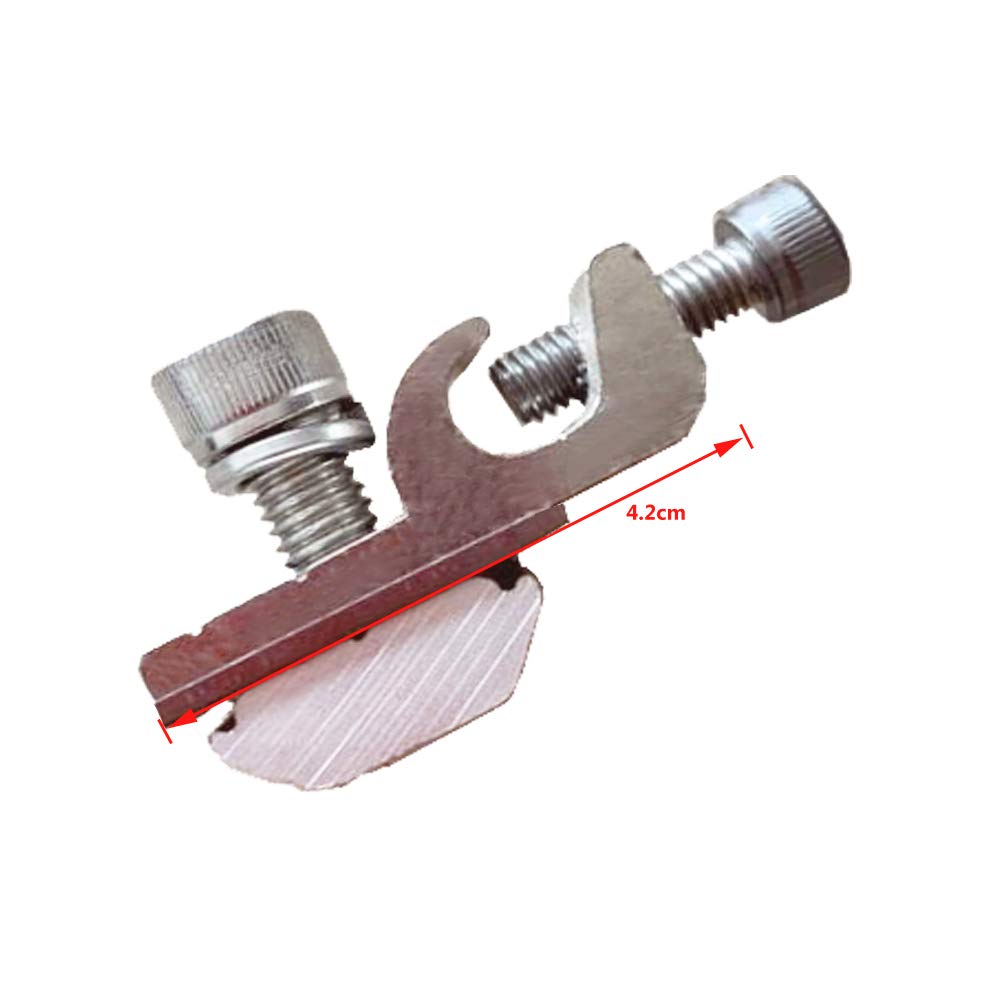 KINPAR Solar Panel Photovoltaic Bolt-On Coupling Earthing Ground Lug Cable Clamp Ground Clamp with Lay in Lug for Bare Wire and Pipe