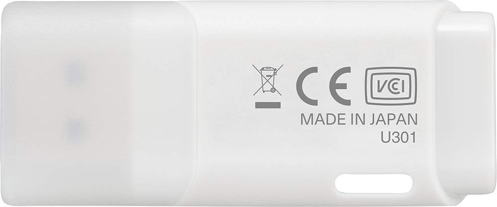 KIOXIA 128GB TransMemory U301 USB 3.2 Flash Drive, White