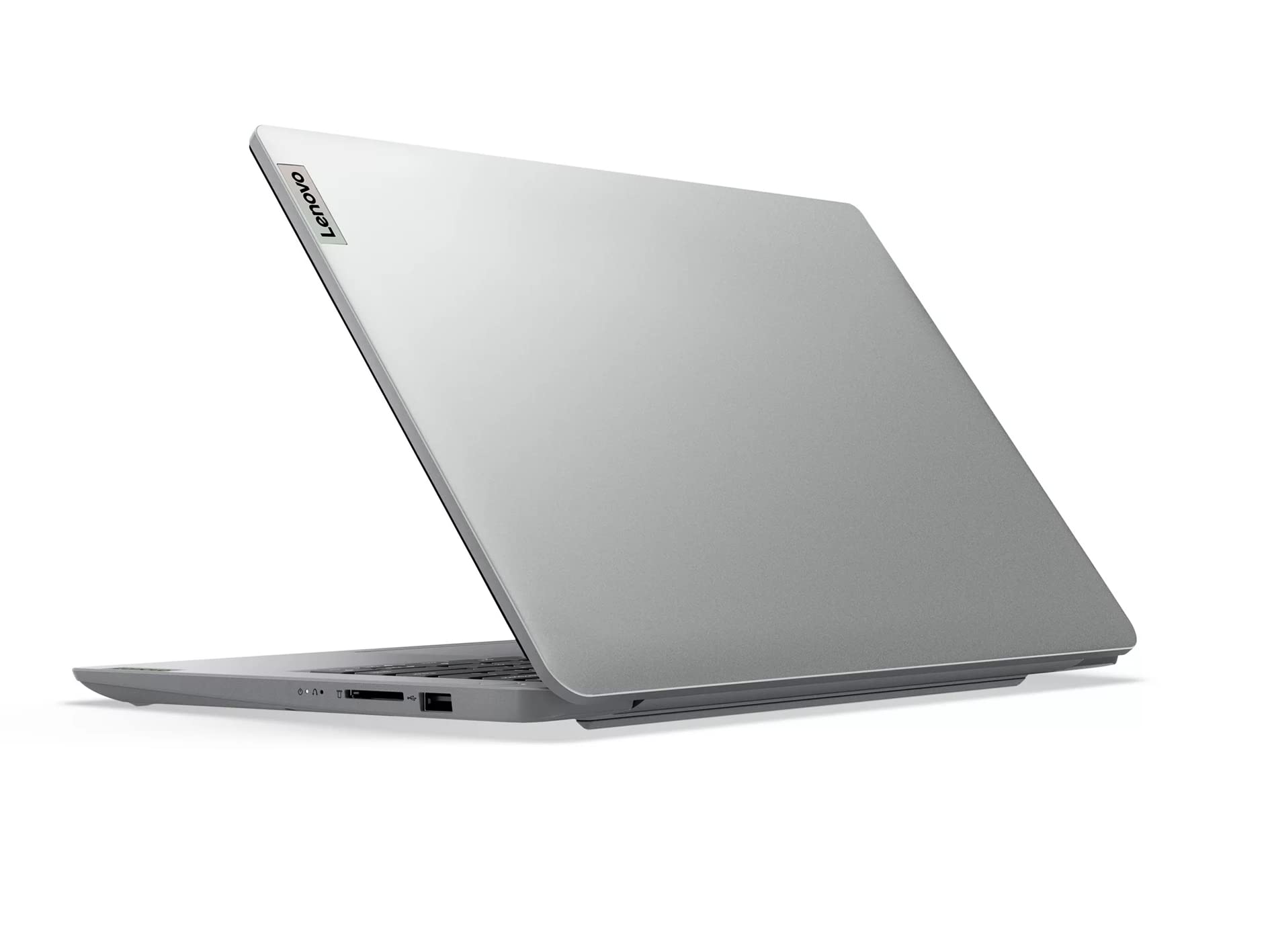 LENOVO 2022 Ideapad 1i 14.0" HD Laptop, Intel Pentium Silver N5030 Processor, 4GB RAM, 128GB eMMC TLC SSD, Intel HD Graphics, HD Webcam, 1-Year Office 365 Gray, Windows 11 S, 128GB SnowBell USB Card