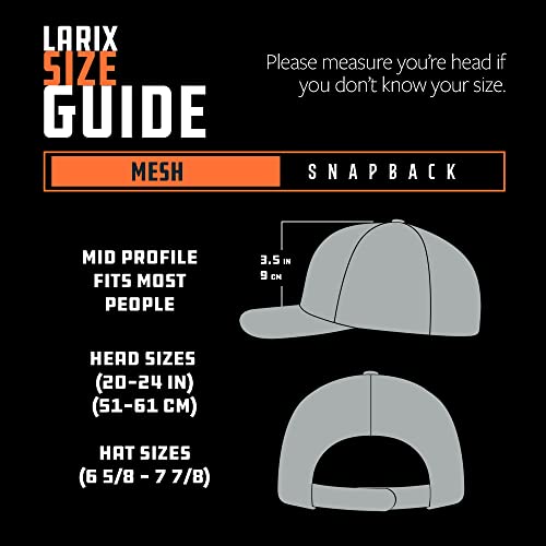 LARIX Trucker Hat Men-Snapback Cap-Sunrise