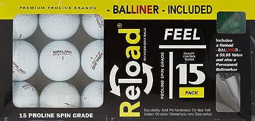 Kirkland Signature Mix, 15 Golf Balls & Free 2 3/4 Tees