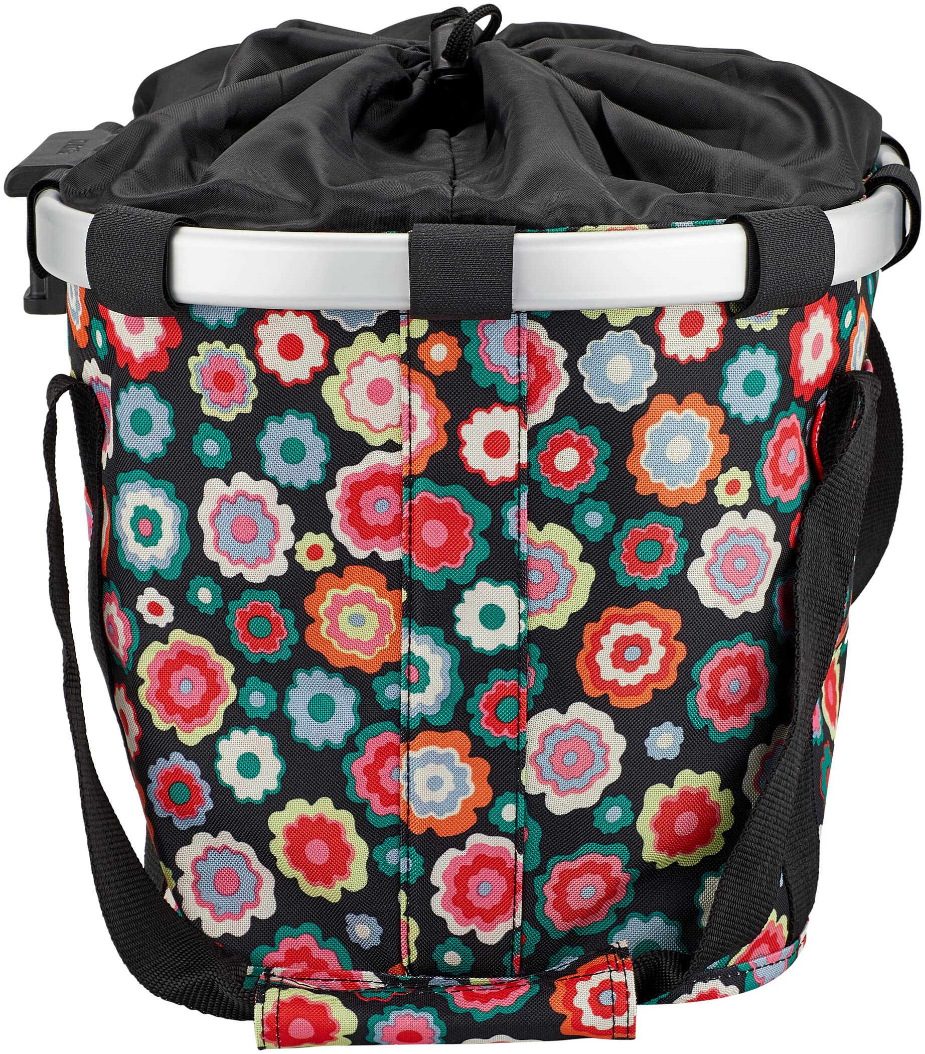KlickFix Unisex โ Adult's Bikebasket Bicycle Basket, Diamonds Rouge, 15 litres