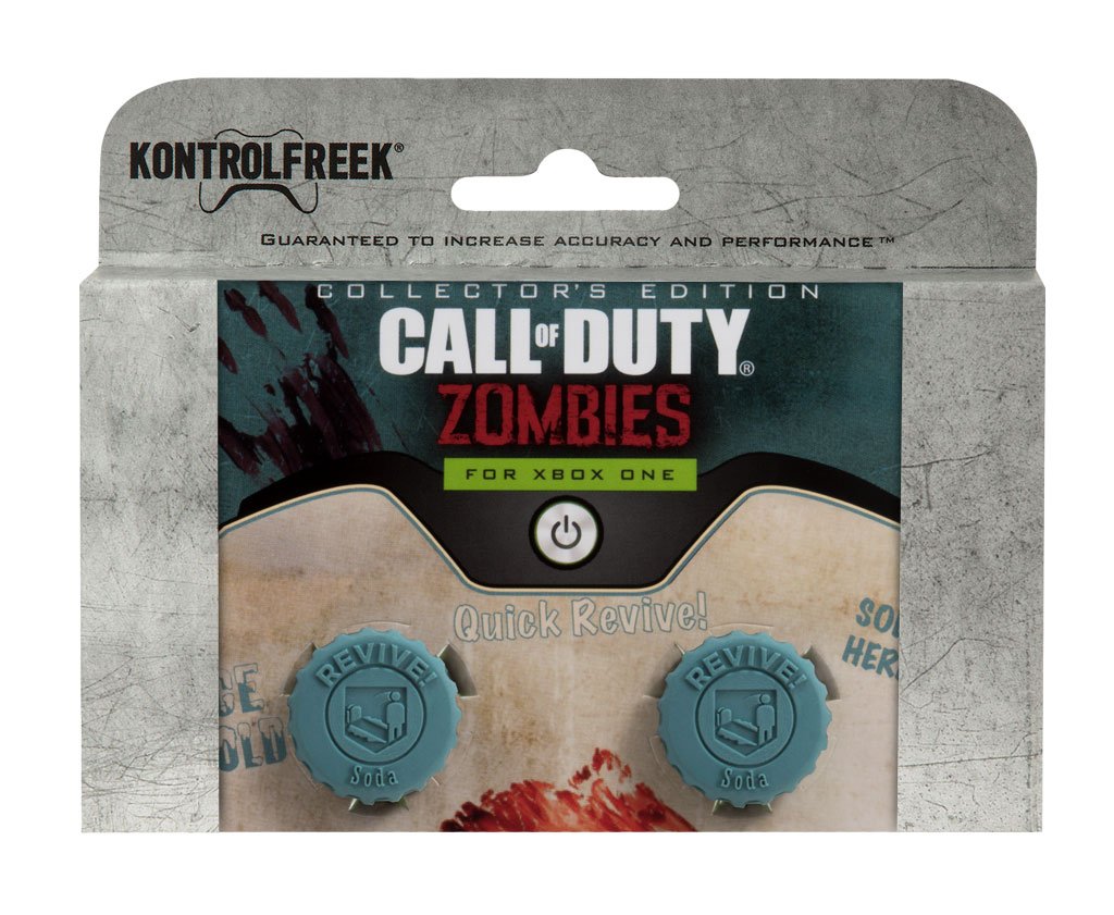 KontrolFreek Call of Duty Revive for Xbox One Controller | Performance Thumbsticks | 2 Mid-Rise Concave | Teal