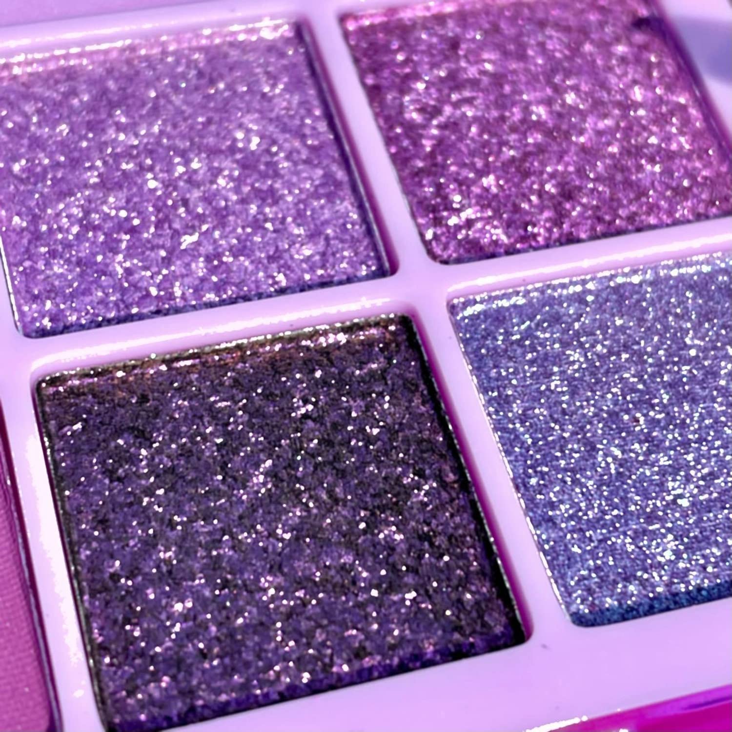 MAEPEOR Jam Purple Eyeshadow Palette 9 Colors Stunning Matte Glitter Eyeshadow Palette Longlasting Waterproof Shimmer Eye Shadow for Girls and Women (Set 3, Jam Purple)