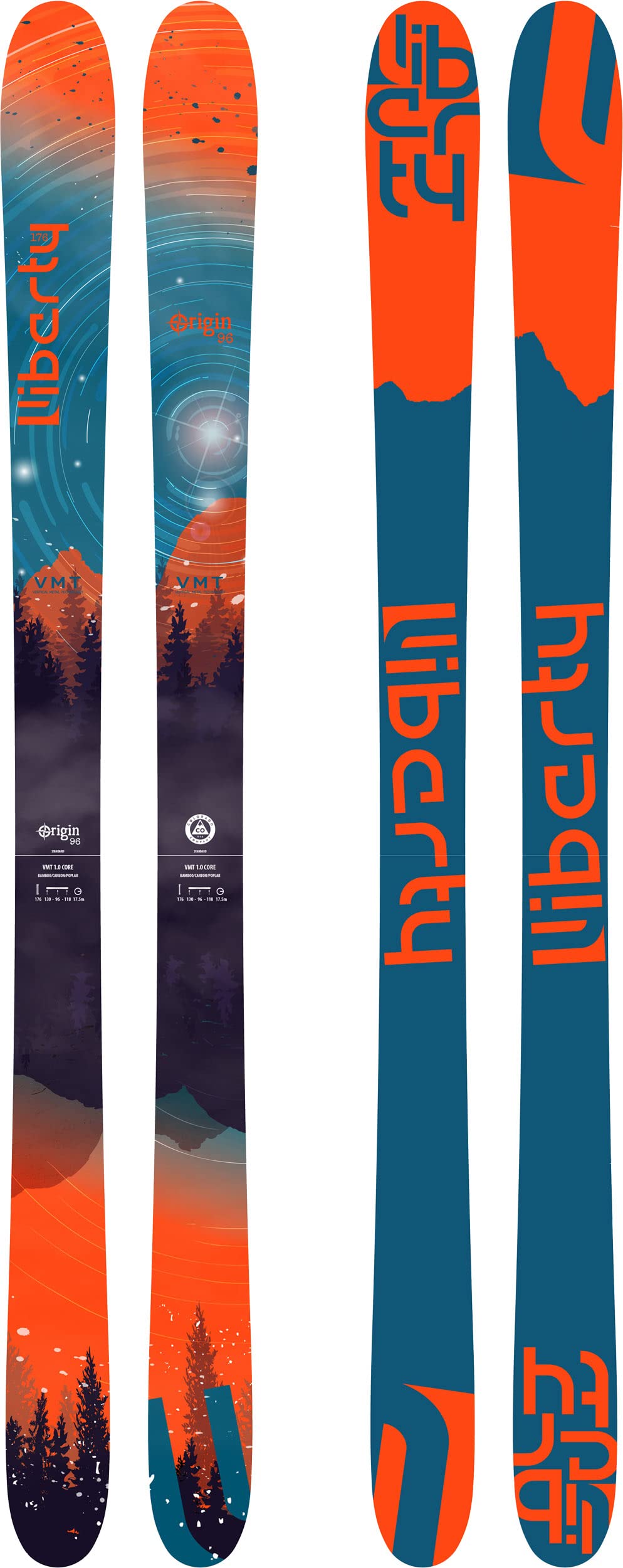 Liberty Origin 96 Men's Skis 2022 (182)