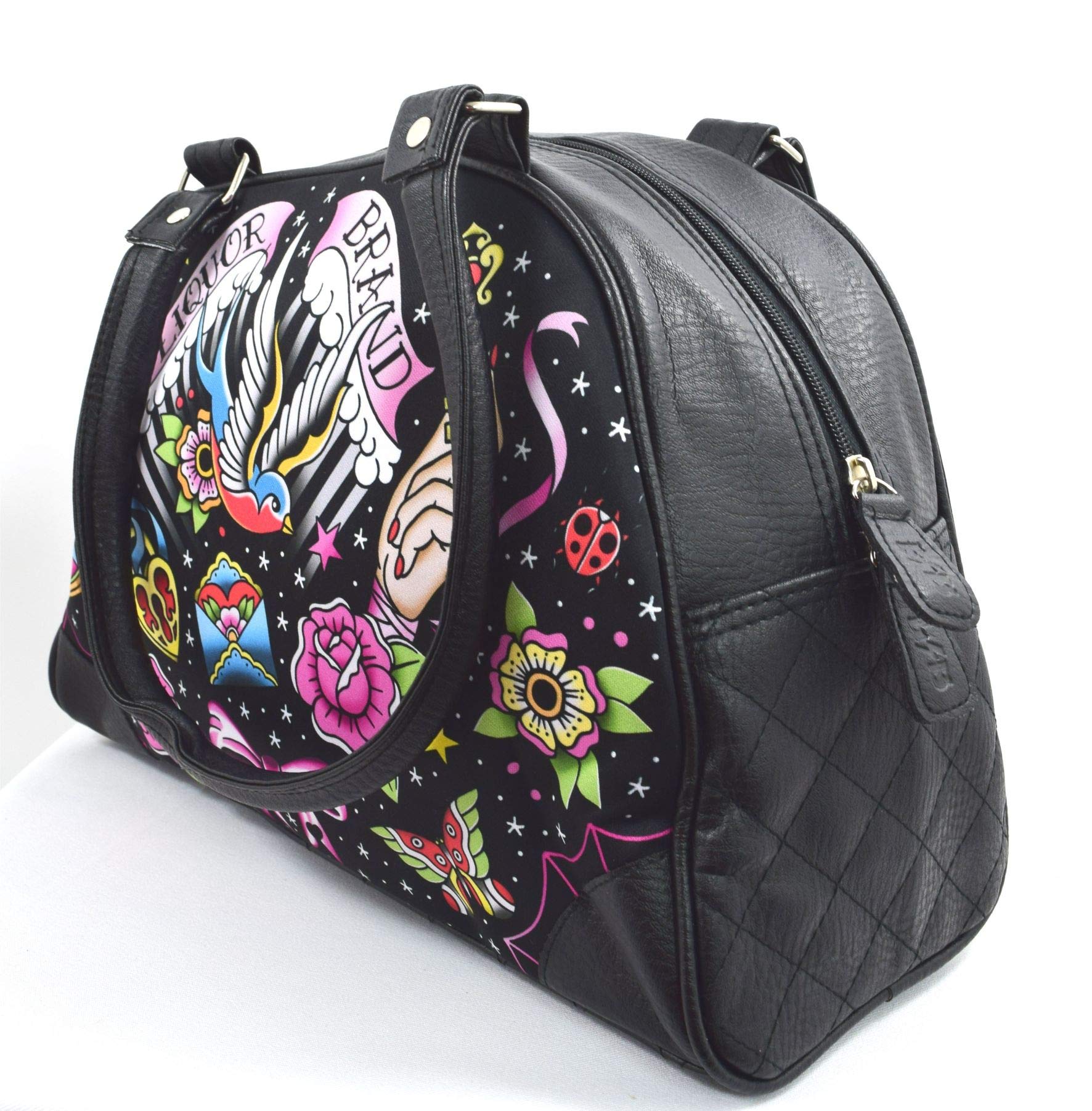 Liquor Brand True Love Flash Tattoo Sparrow Tattoo Art Bowling Bag