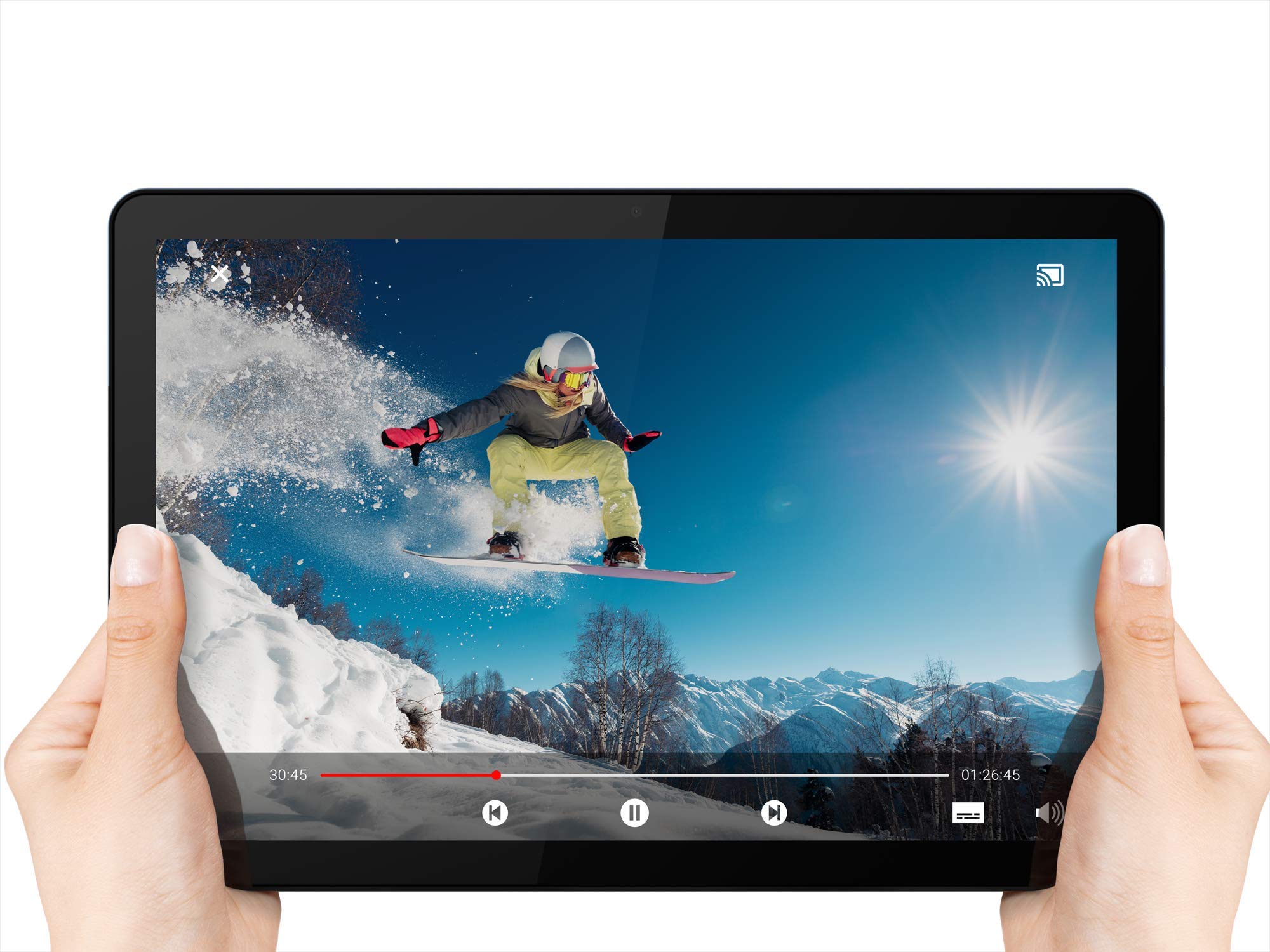Lenovo IdeaPad Duet 10.1 inches FHD (1920 x 1200) Touchscreen 2-in-1 Chromebook, MediaTek Helio P60T, 4GB RAM, 64GB eMMC, Chrome OS, Ice Blue + Iron Grey (Renewed)