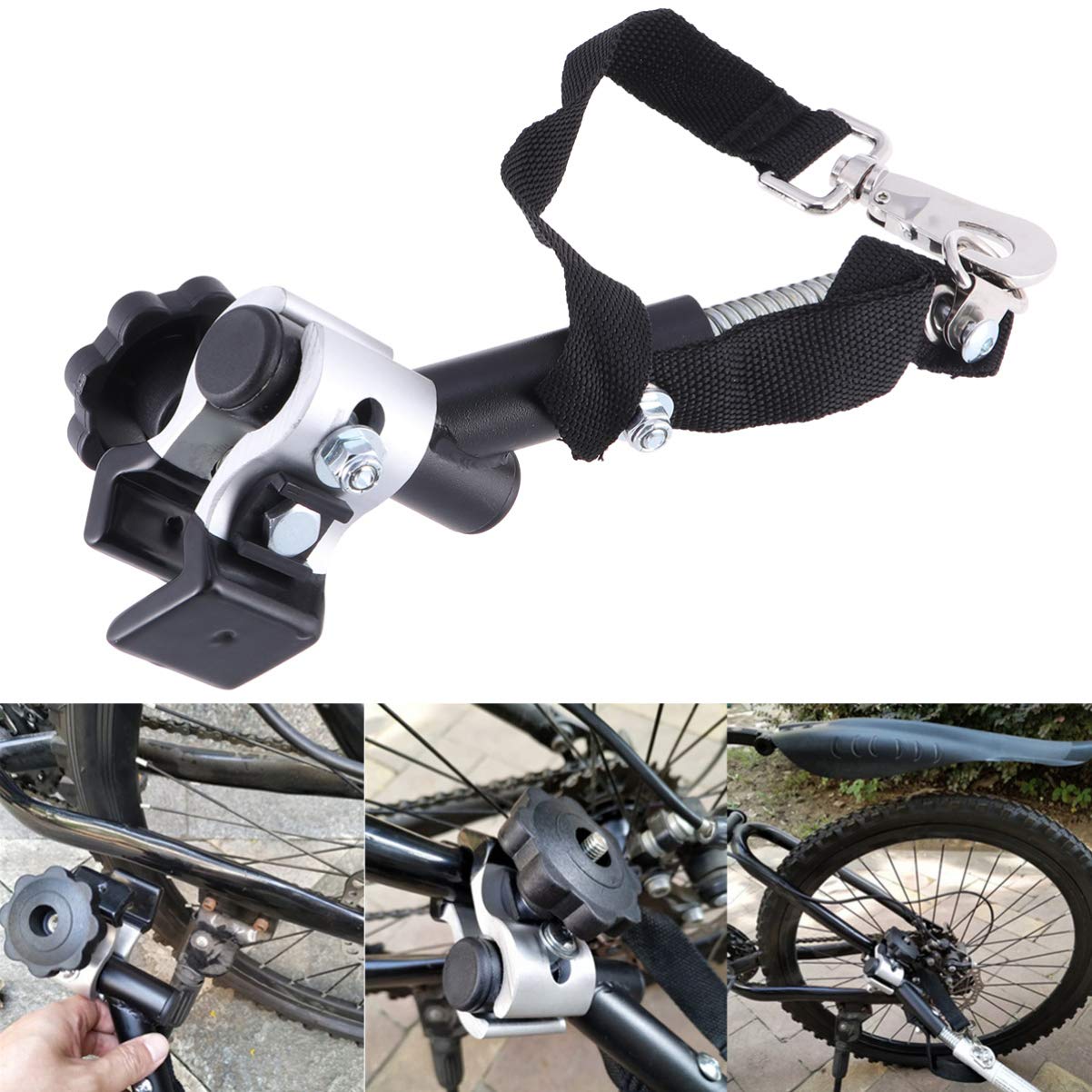 NOLITOY Universal Bike Trailer Coupler Attachment, Cycling Hitch Adapter Accessories Aluminum Alloy Linker Connector