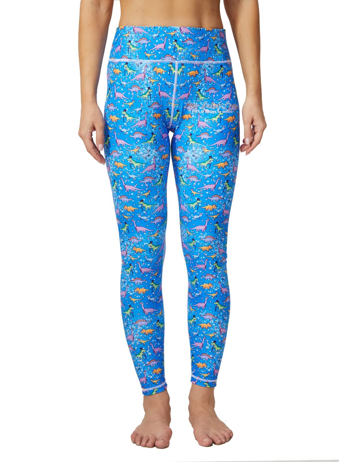 Pastel Leopard Printed Leggings for Women Tummy Control Yoga Pants with Pockets Gym Workout Leggings for Women Medium