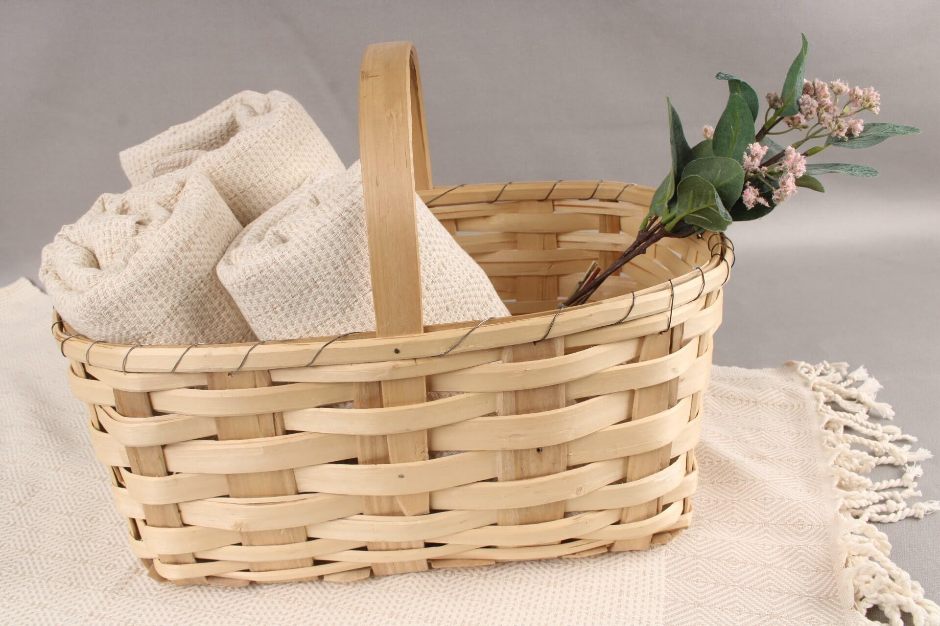 kayra export Turkish Towel, 40x71 Oversized Beach Towels - Beach Blanket 100% Cotton Quick Drying Compact, Soft and Absorbent Travel Towel Gifts for Adults Beach Accessories - Diamond (Beige)