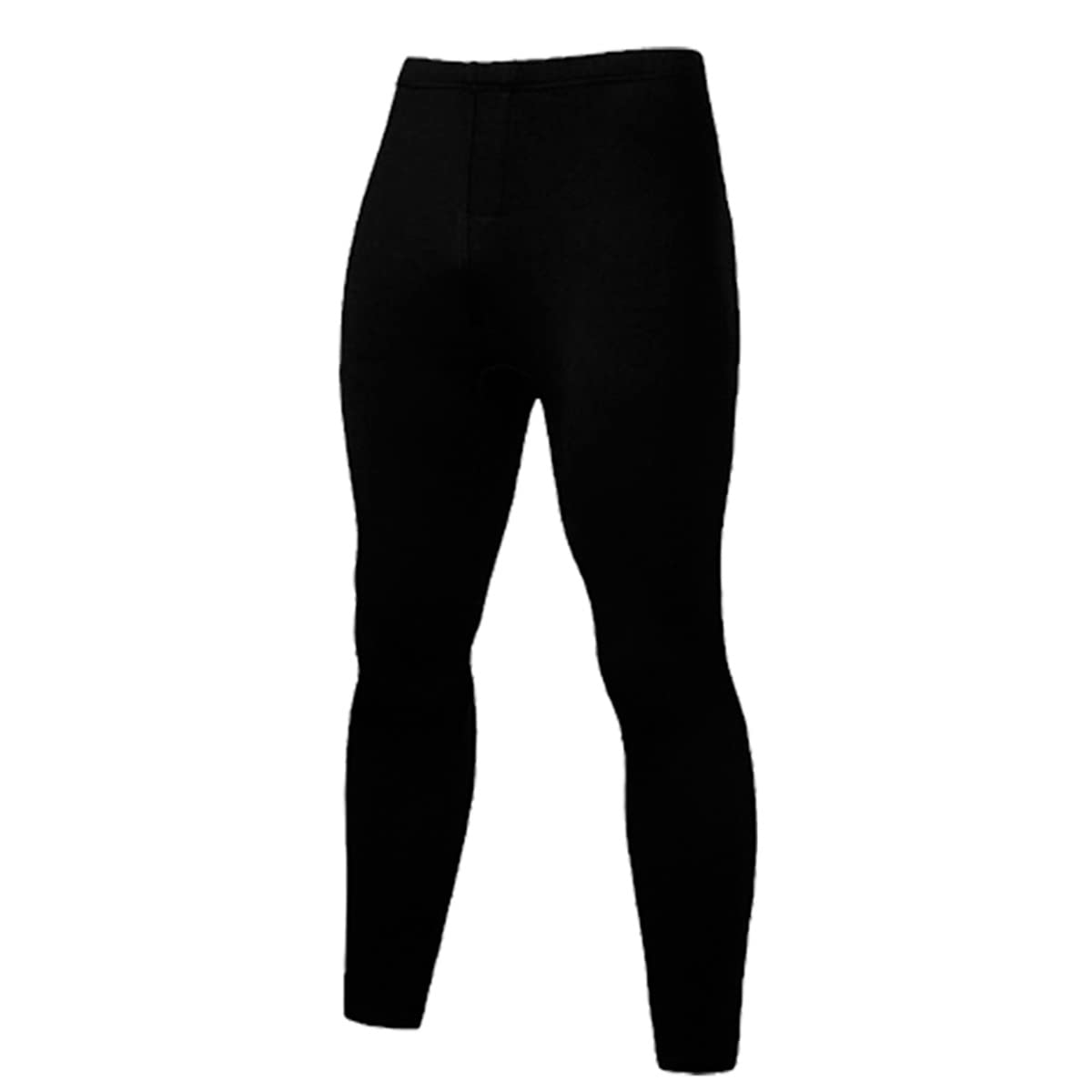 Men's Thermal Underwear Set Ultra Soft Warm Base Layer Long Johns Top and Bottom Set with Fleece Lined (Black,X-Large)
