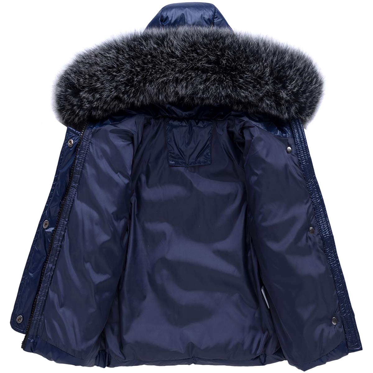 Kids Ski Suits 2-Piece Snowsuit Set Winter Hooded Puffer Jacket + Snow Bib Pants Ultralight Skisuit Set, Black 3-4 Years