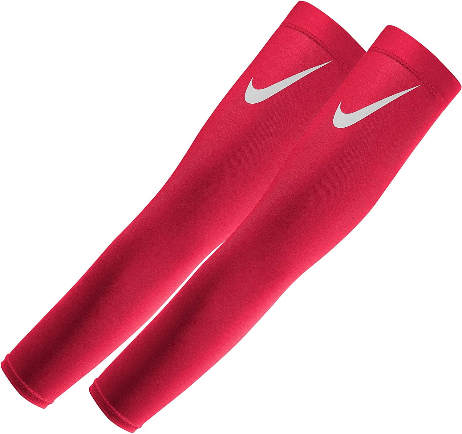 Nike Men`s Pro Dri-Fit Football Sleeves 3.0 (R(NFS44-688)/W, Small/Medium)