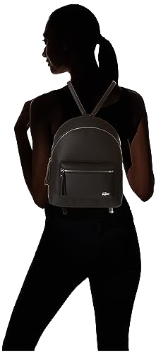 Lacoste Women's Daily Lifestyle Backpack, Black, One Size