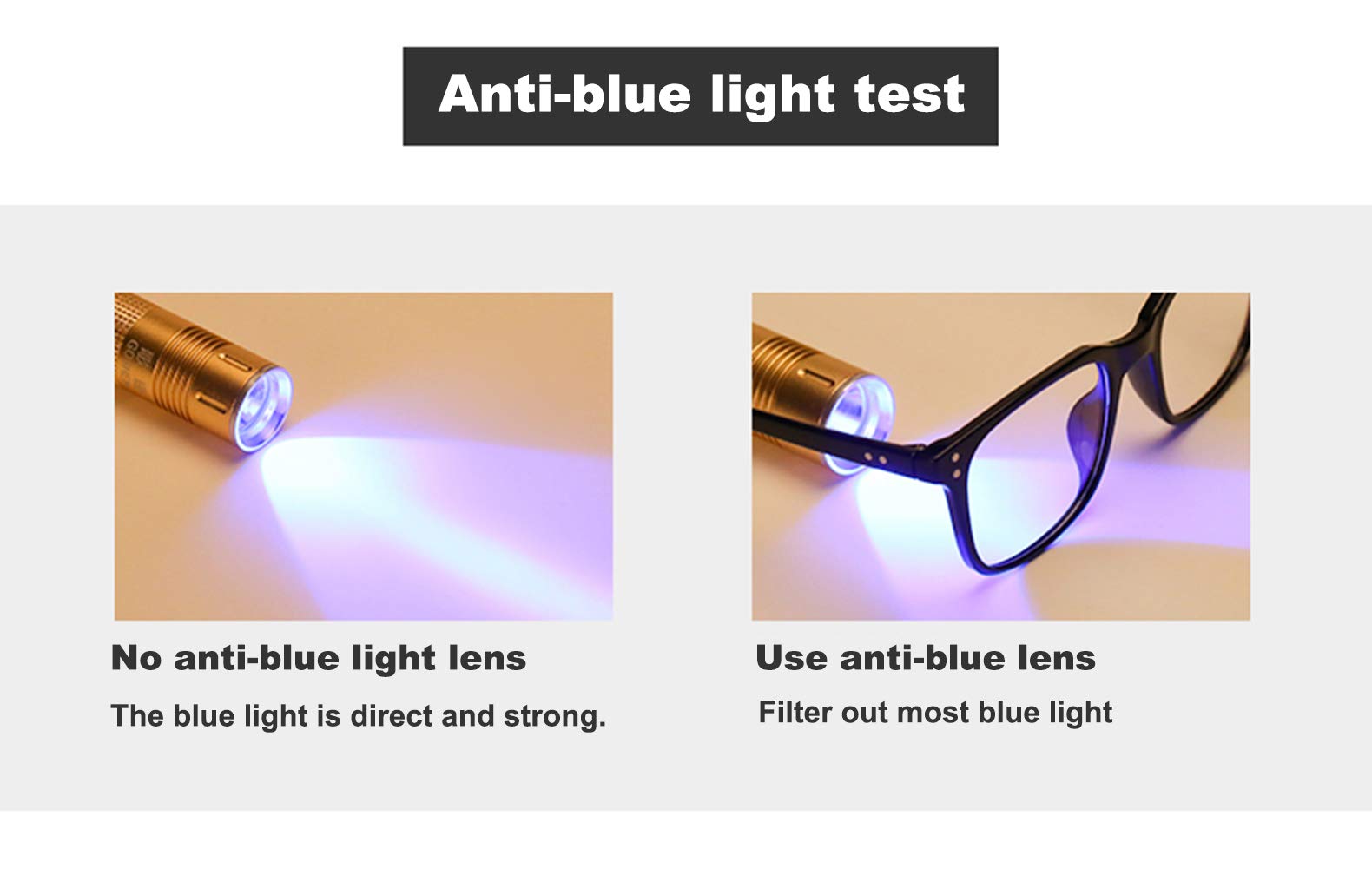 Karsaer Blue Light Blocking Glasses Women Men Anti Eyestrain Computer Eyeglasses Large Square TR90 Frame