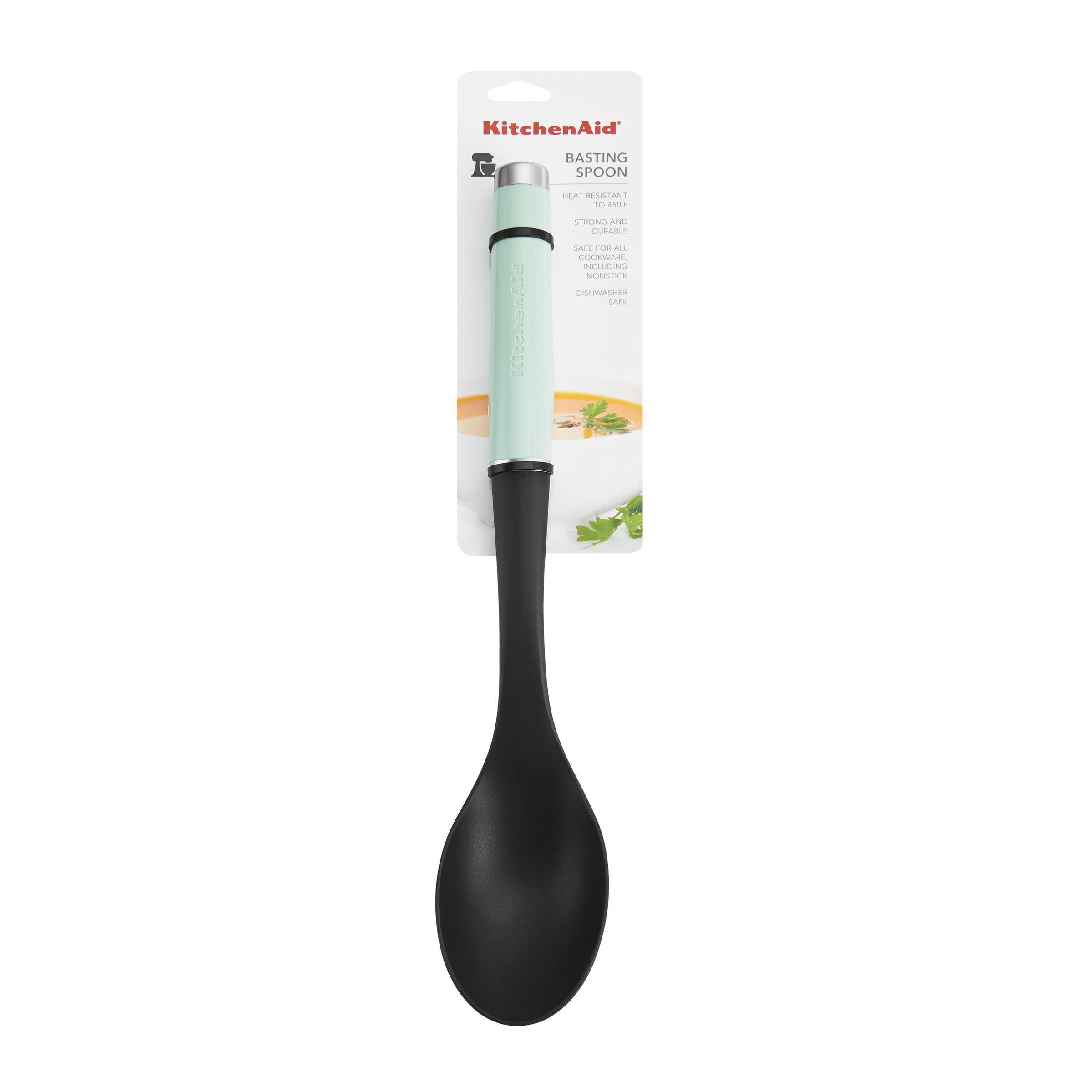 KitchenAid KE003OHPIA Classic Basting Spoon, One Size, Pistachio