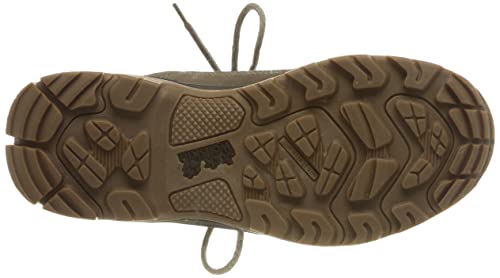Jack Wolfskin Men's Aspen Texapore Mid Hiking Shoe Boot, Coconut Brown/Blac, 10